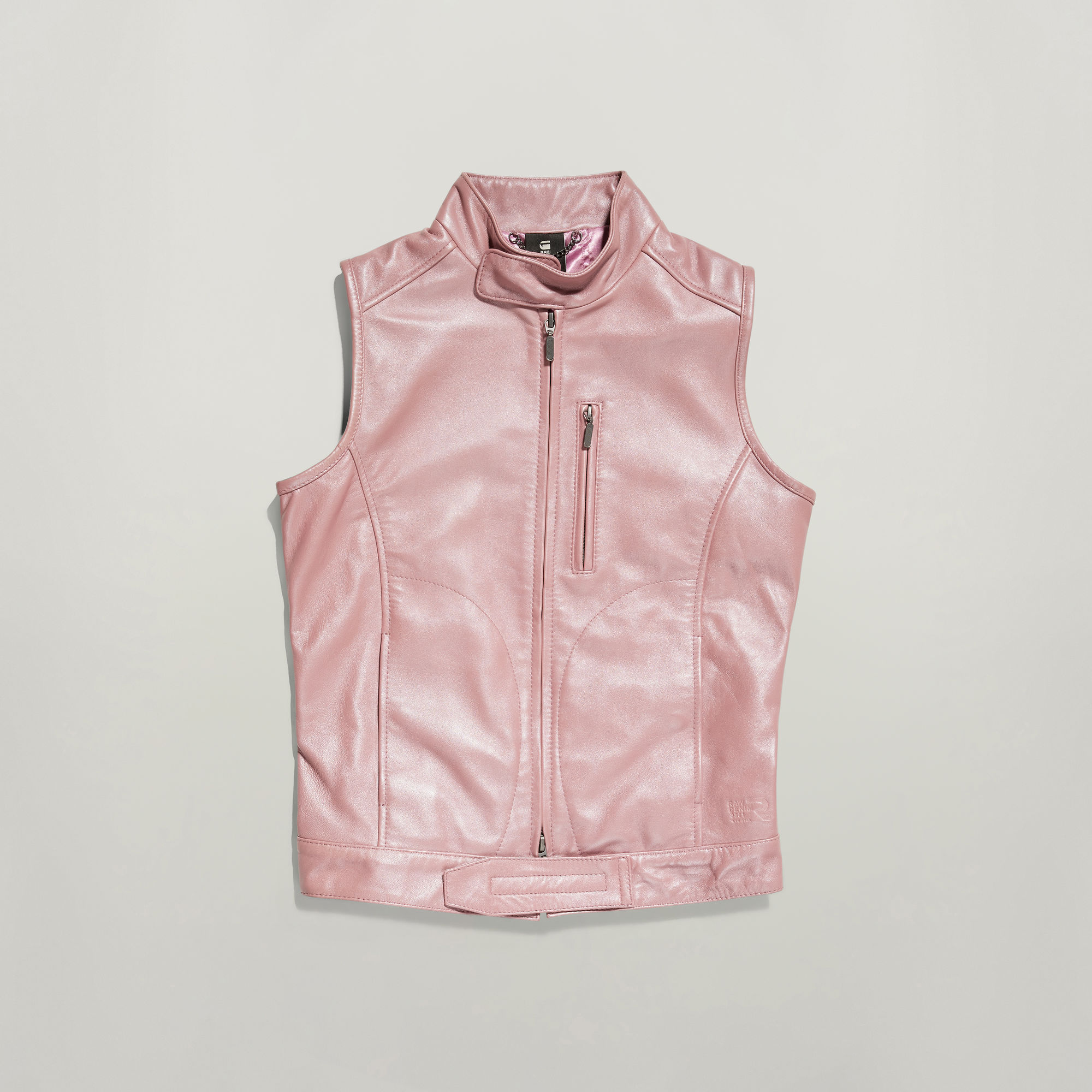 Y2K Leather Vest | Women | Pink | G-Star RAW®