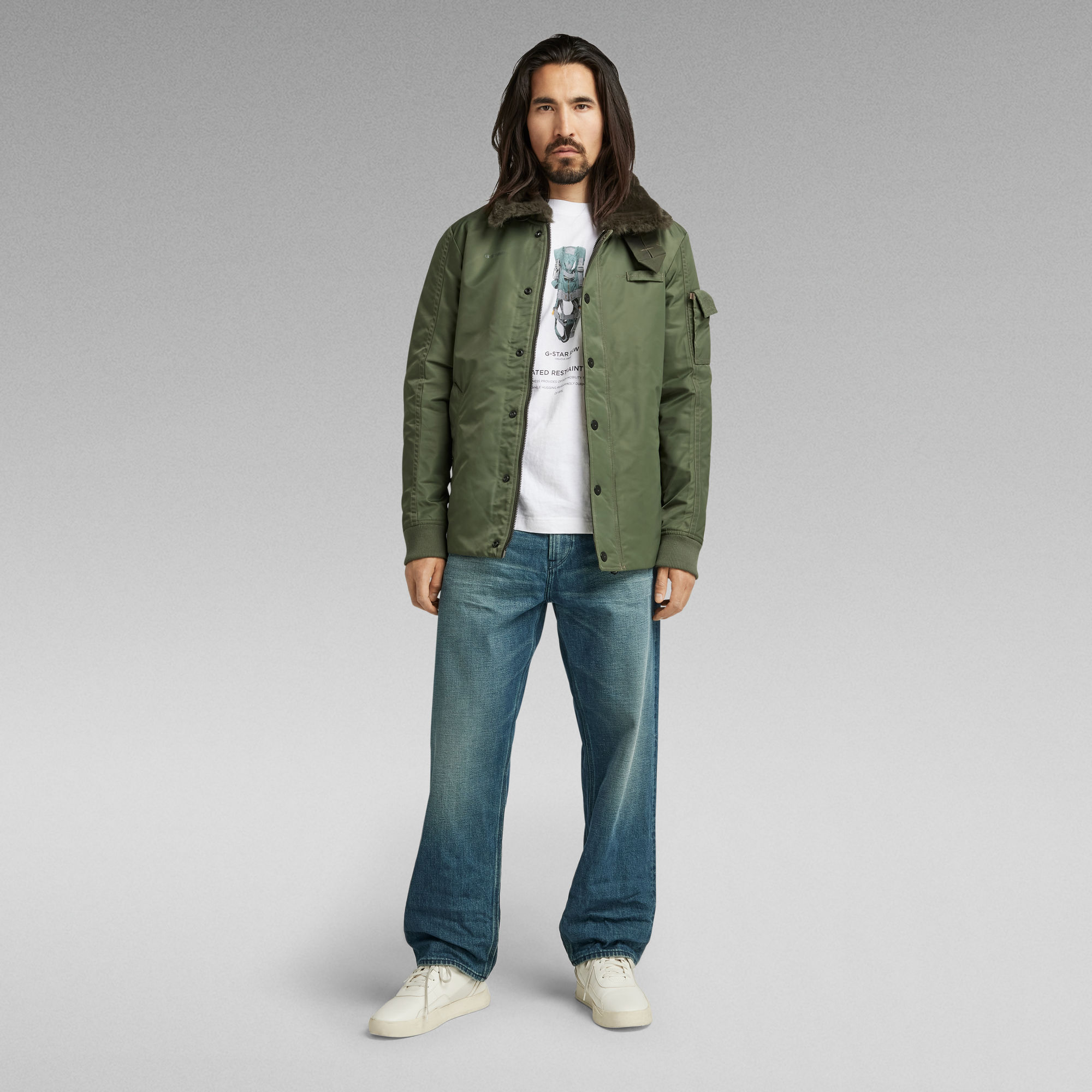 Unisex Field Liner Jack | Groen | G-Star RAW®