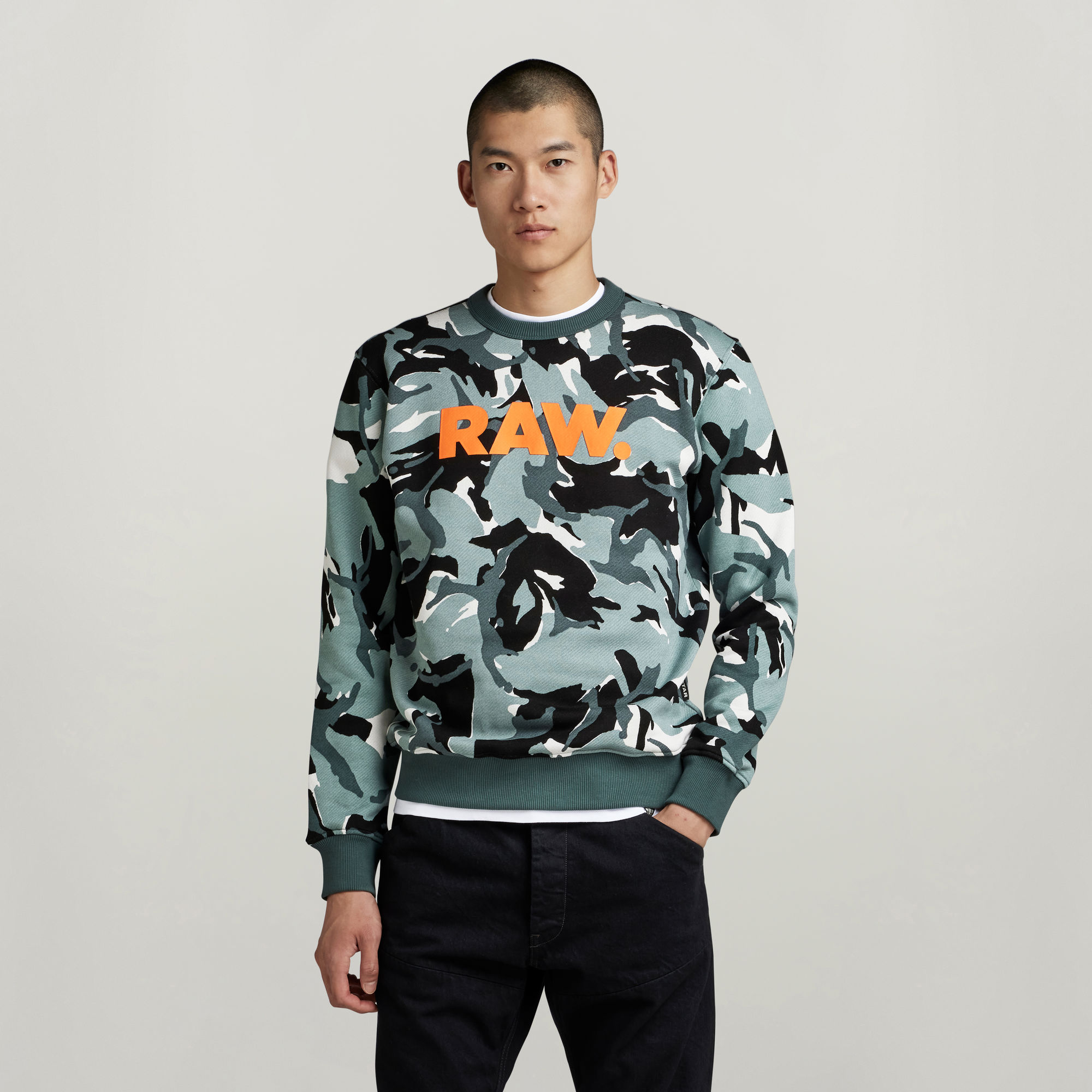 Camo RAW Sweater | Multi color | G-Star RAW® US