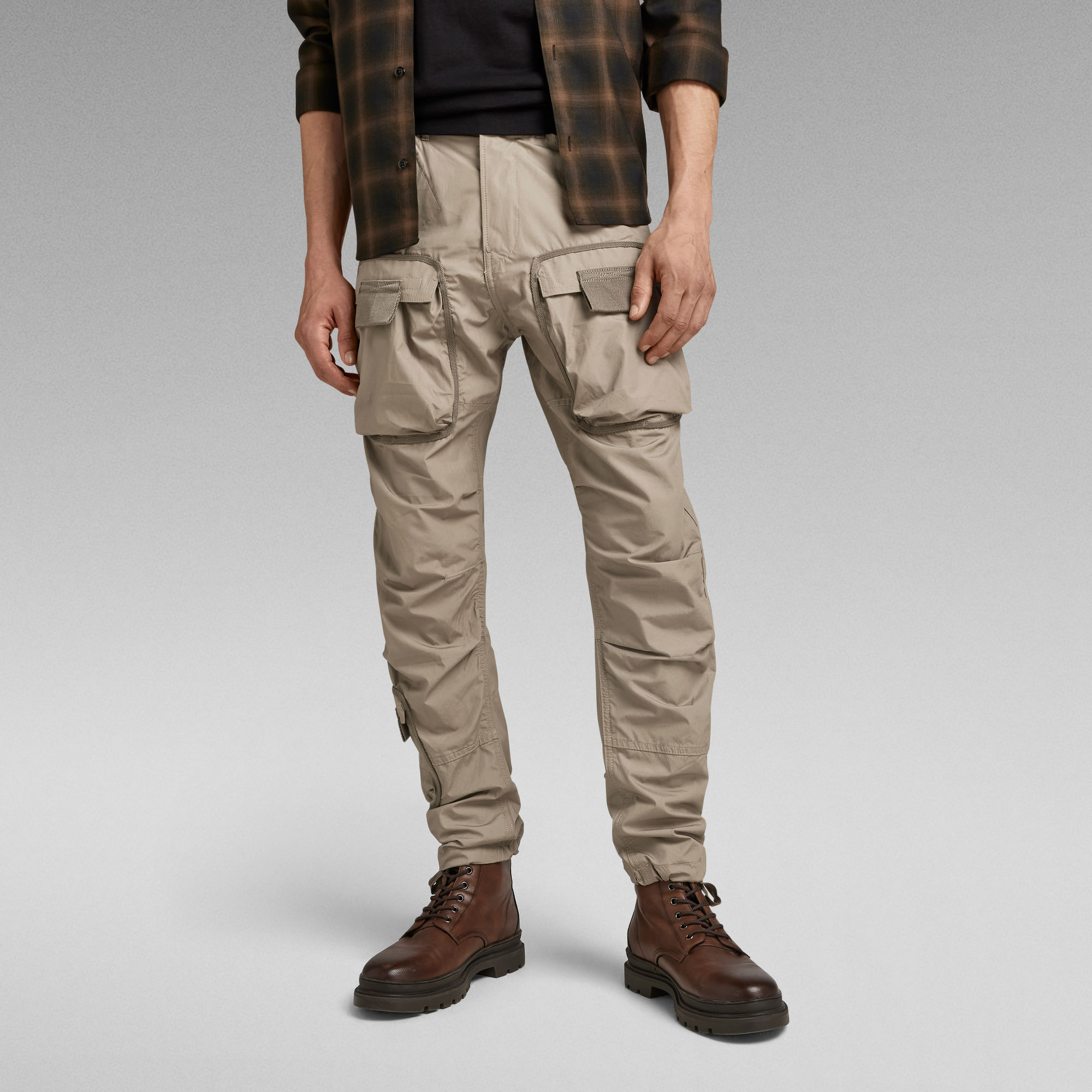 3D Regular Tapered Cargo Pants | Beige | G-Star RAW®