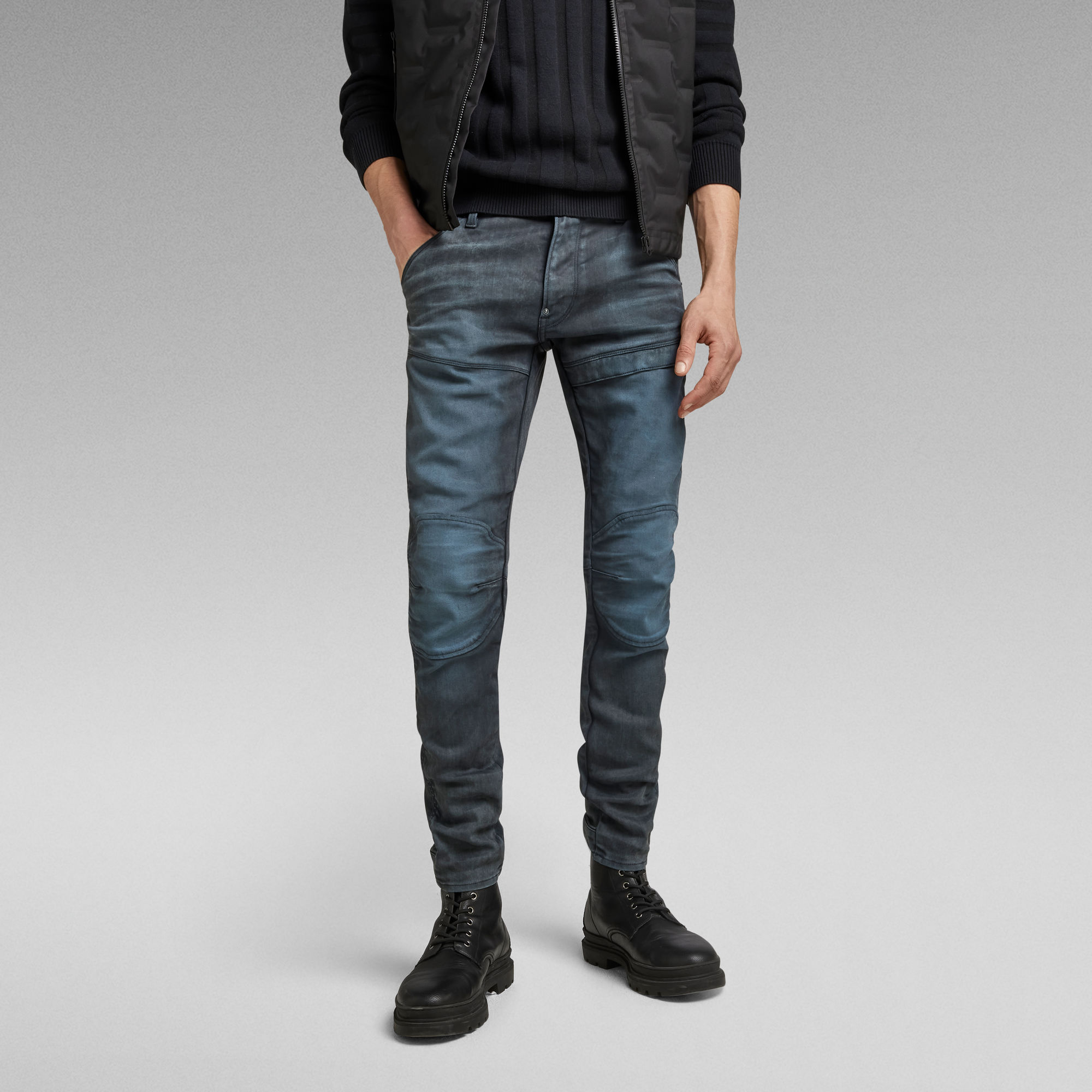 5620 Flightsuit 3D Skinny Jeans | Black | G-Star RAW®