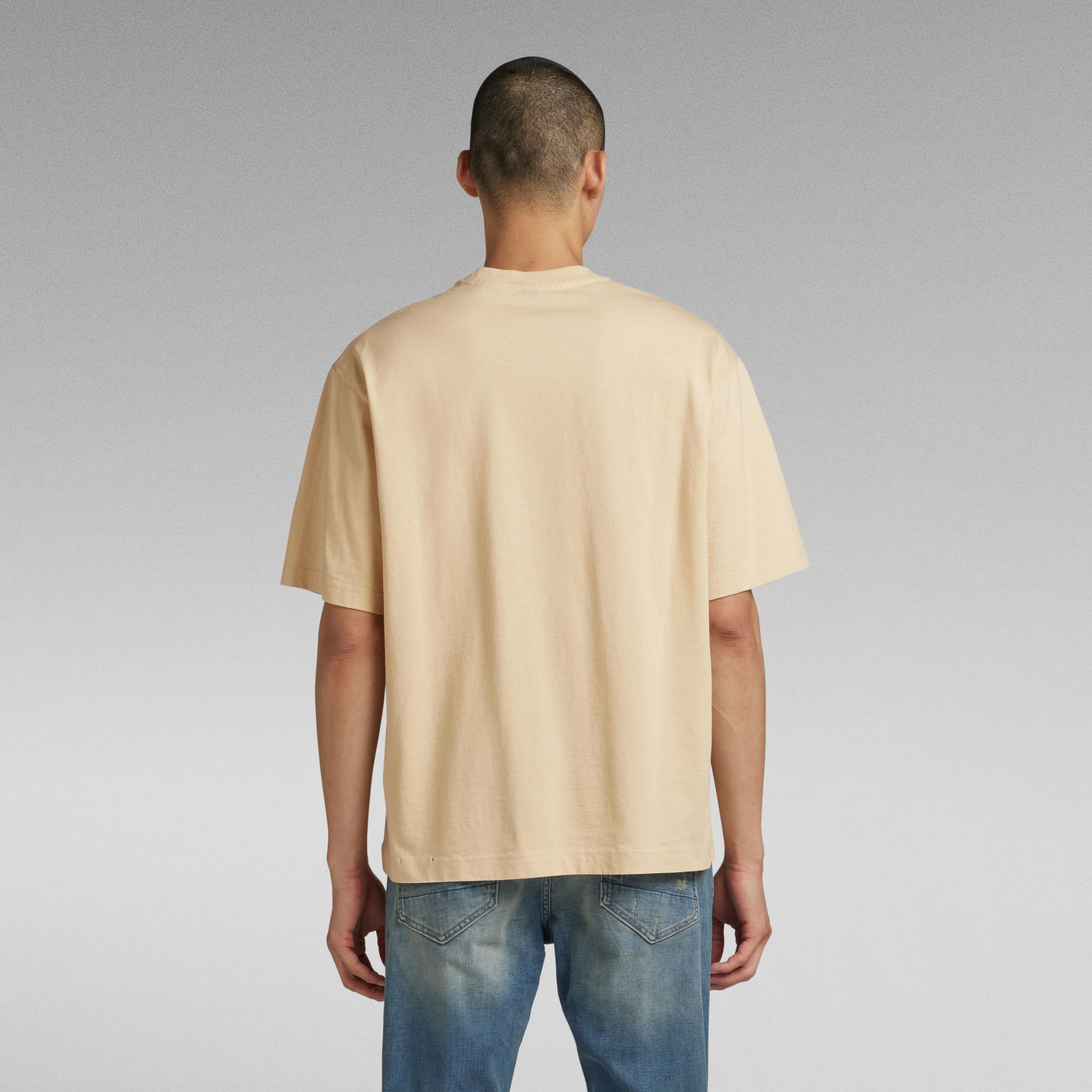 Unisex Oversized Boxy Base T-Shirt | Beige | G-Star RAW®