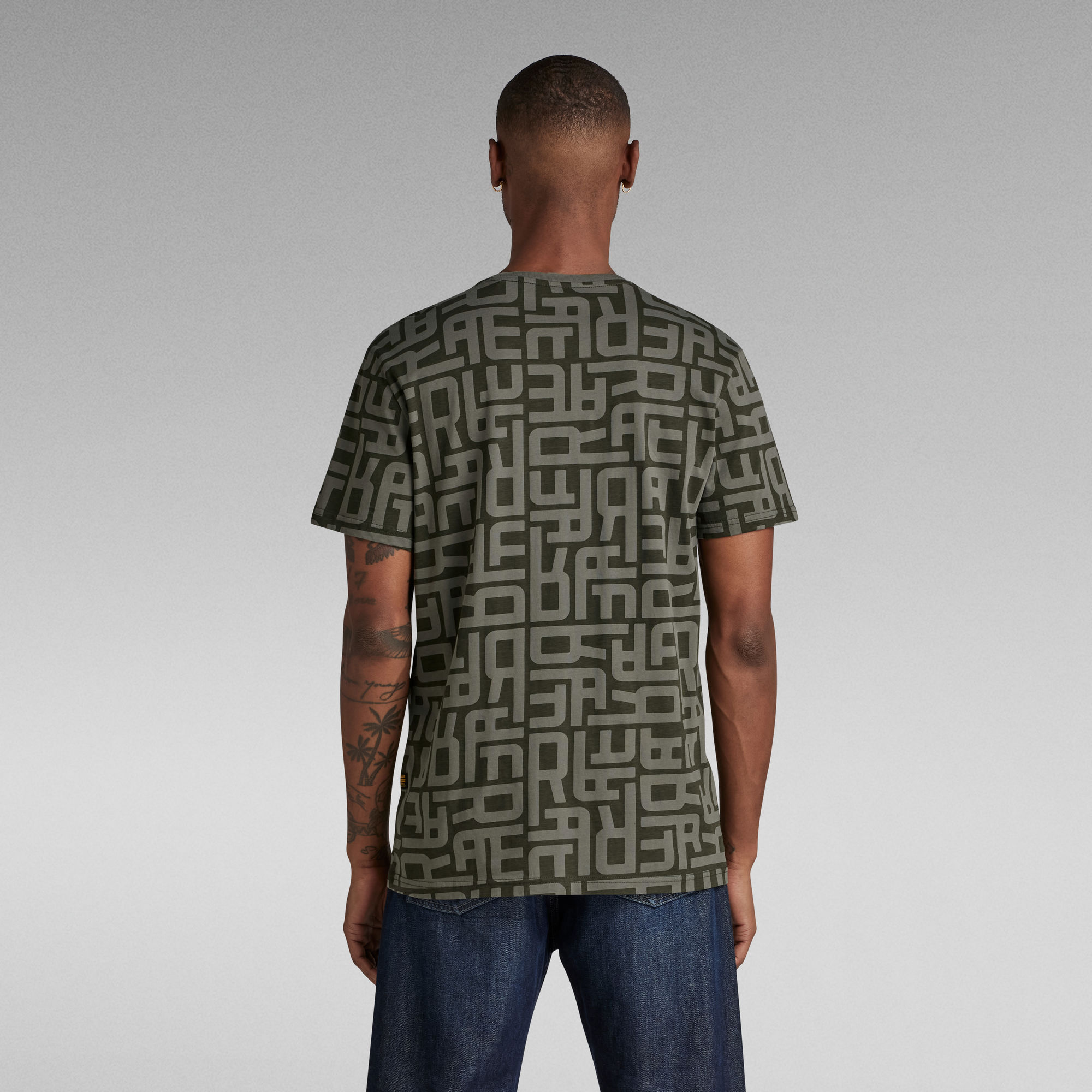 Faded Allover Print T-Shirt | Multi color | G-Star RAW®