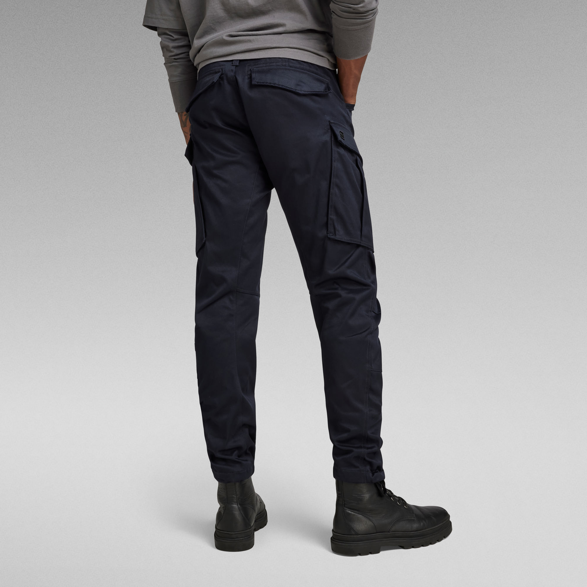Rovic Zip 3D Regular Tapered Pants | Dark blue | G-Star RAW®