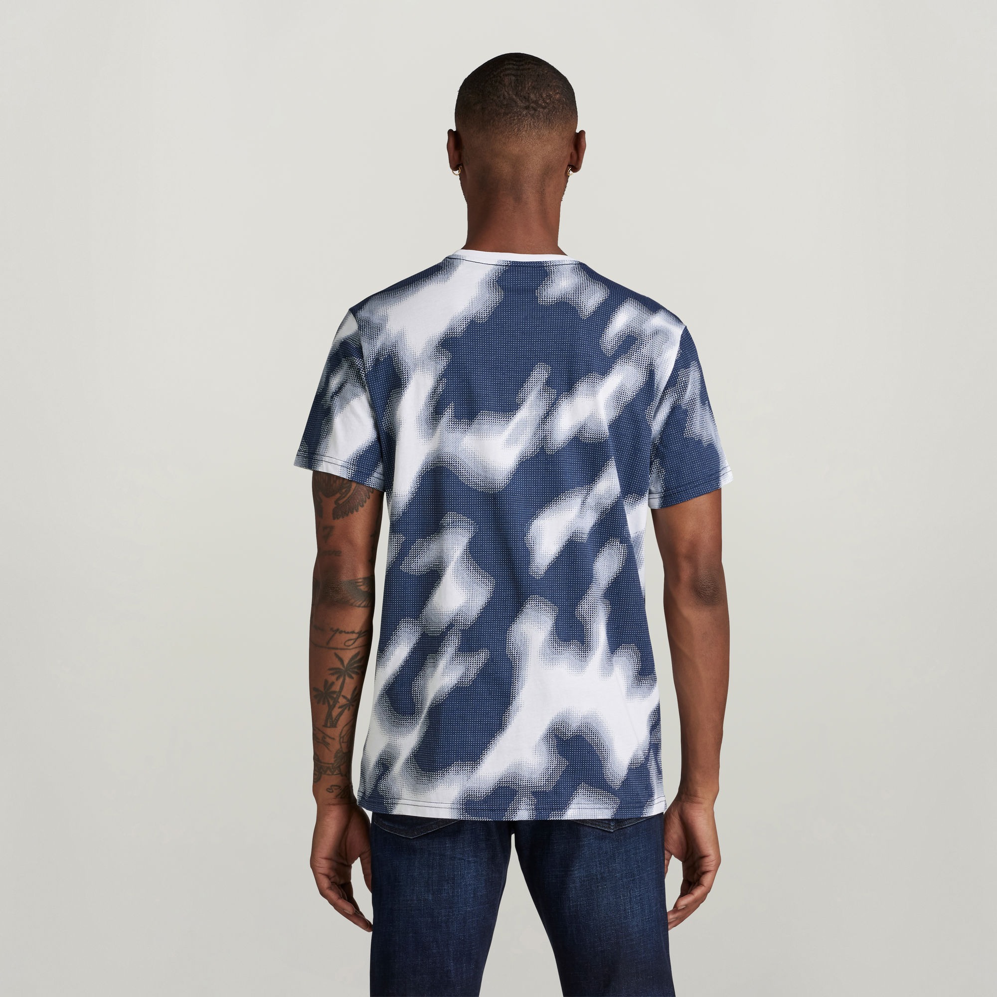 Faded Allover Print T-Shirt | Multi color | G-Star RAW®