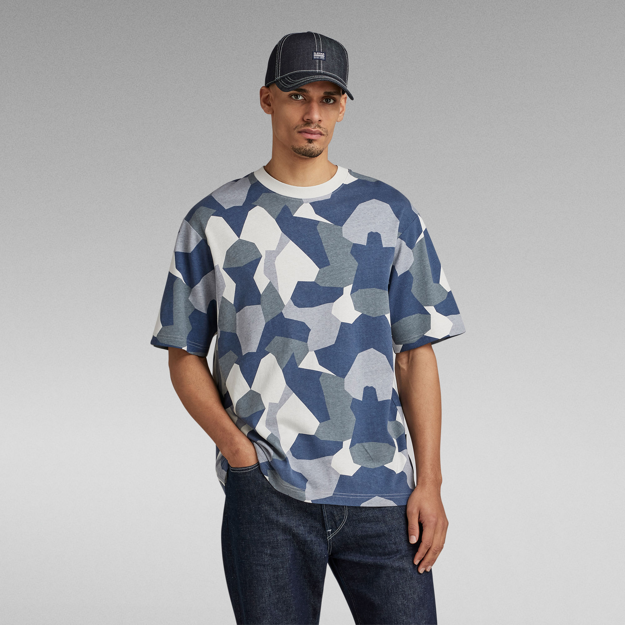 Oversized Boxy T-Shirt Symmetric Allover | G-Star RAW®