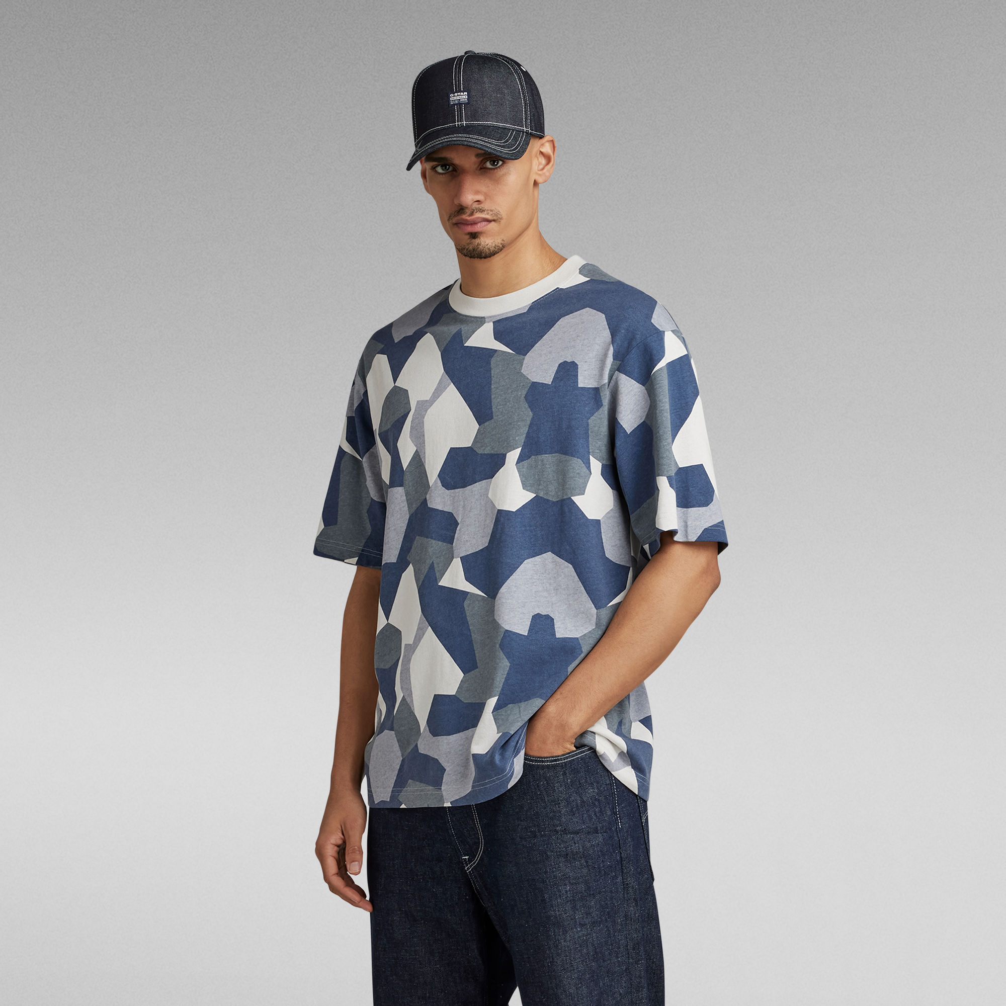 Oversized Boxy T-Shirt Symmetric Allover | G-Star RAW®
