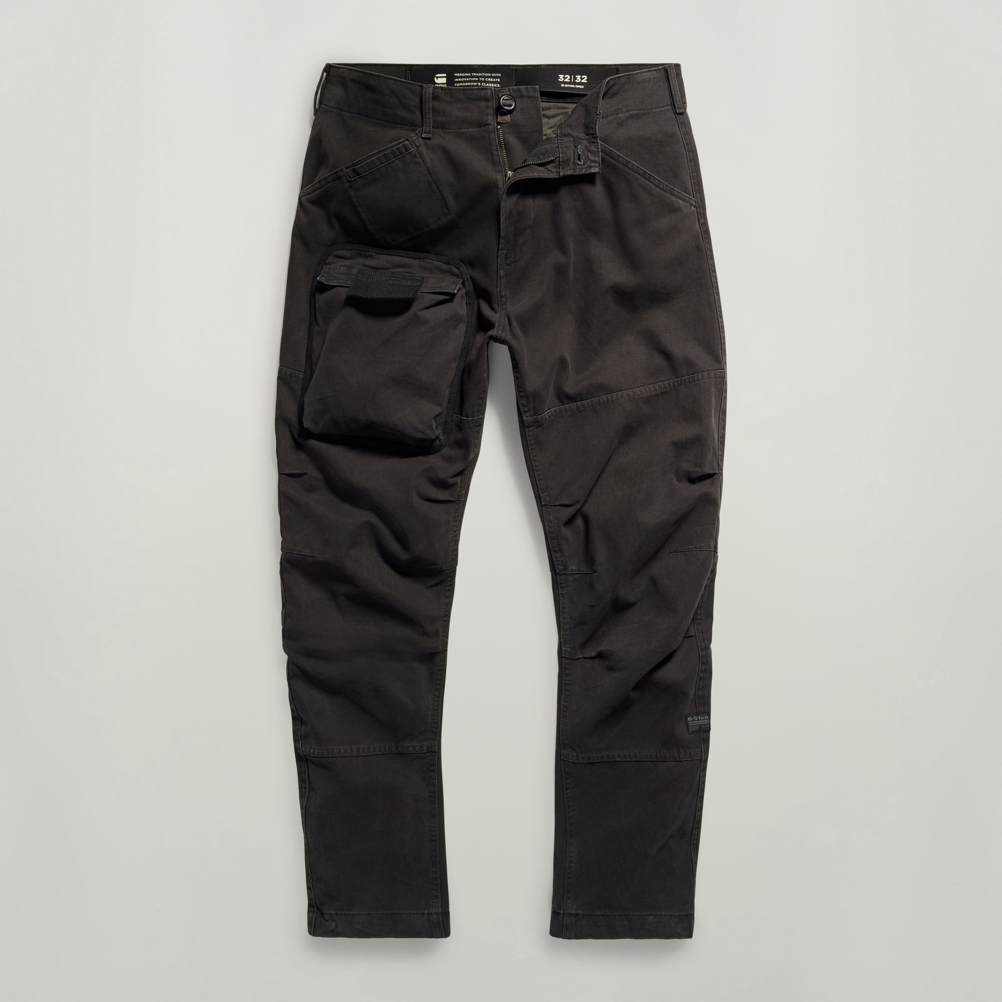 3D Regular Tapered Cargo Pants | Black | G-Star RAW®