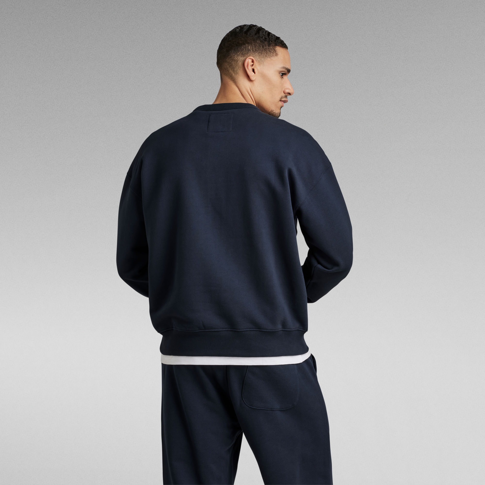 Essential Unisex Loose Sweater | Dark blue | G-Star RAW®