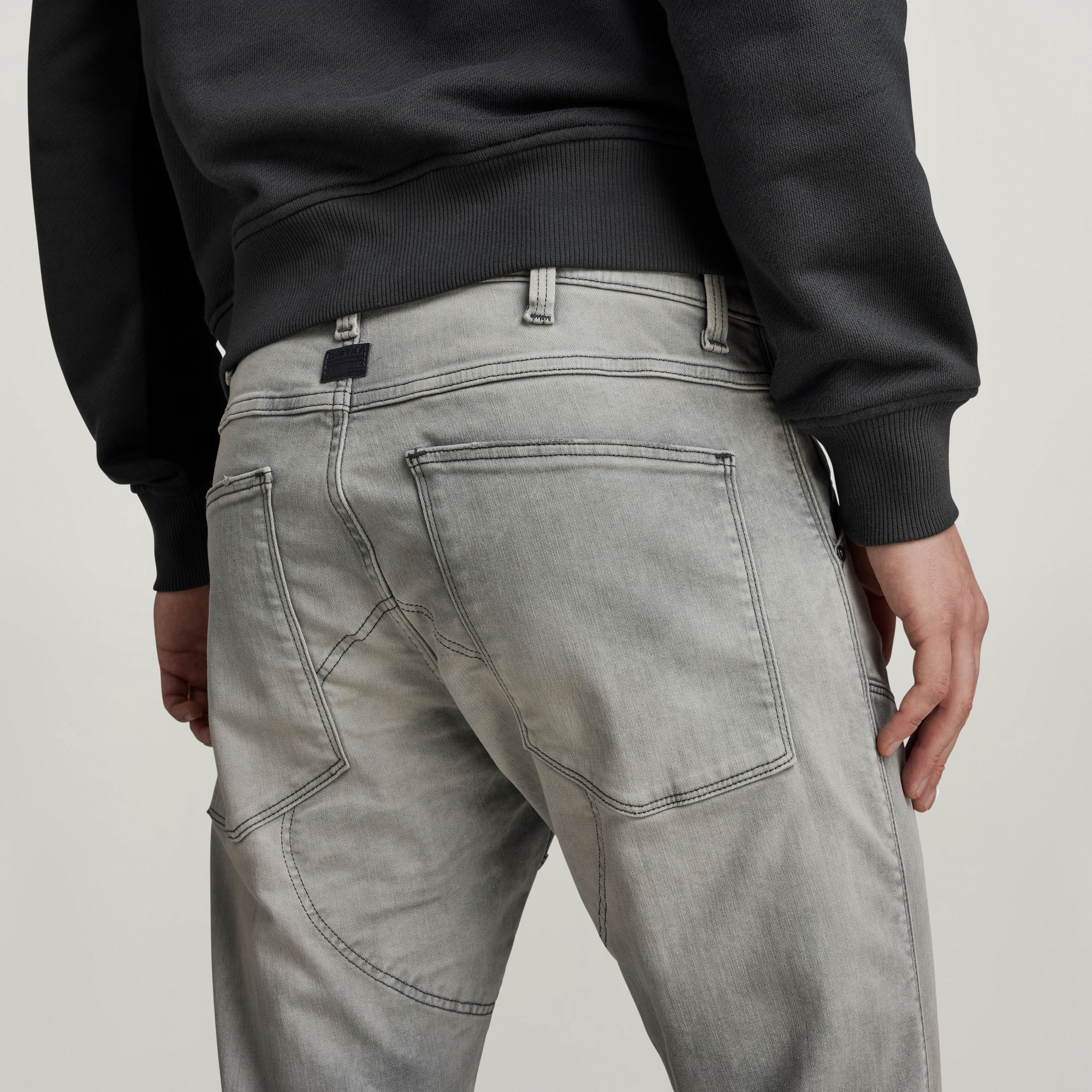 5620 3D Zip Knee Skinny Jeans | Grey | G-Star RAW®