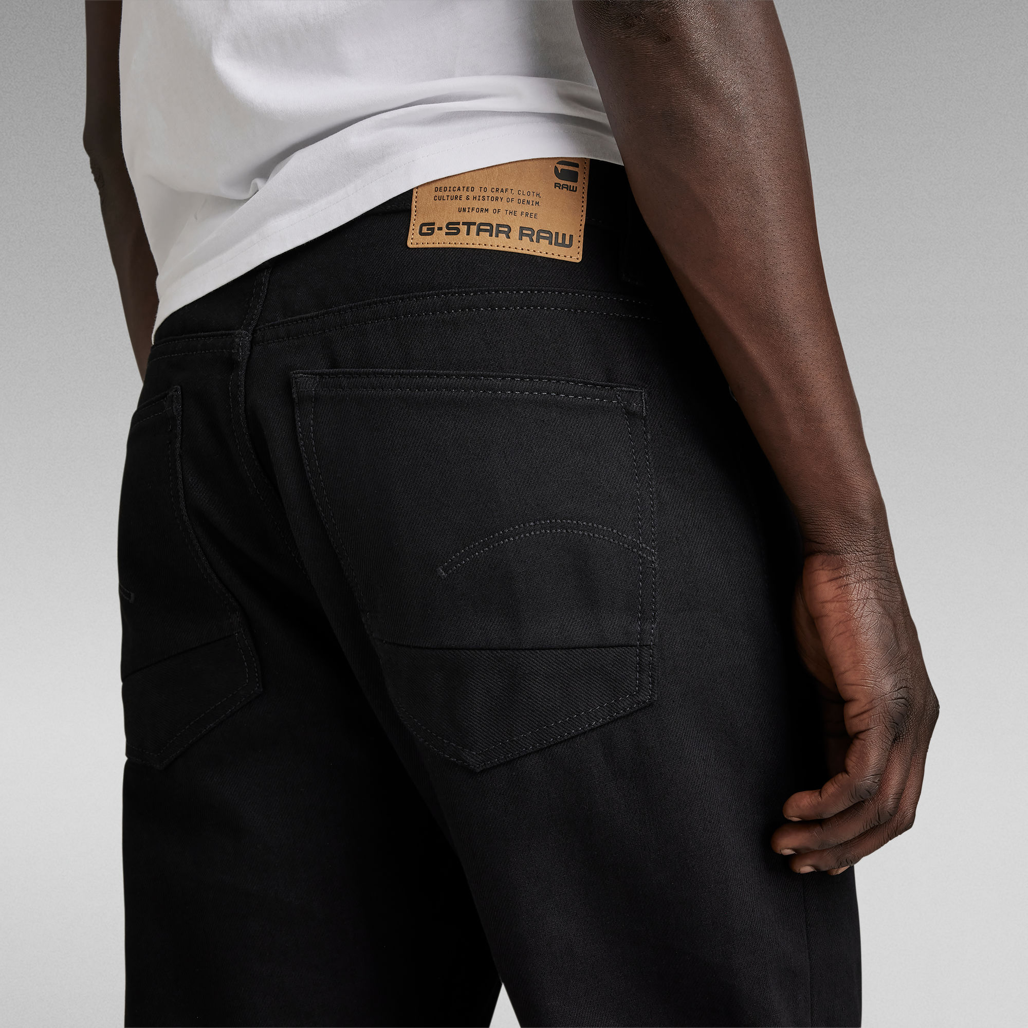 Triple A Regular Straight Jeans | Black | G-Star RAW®