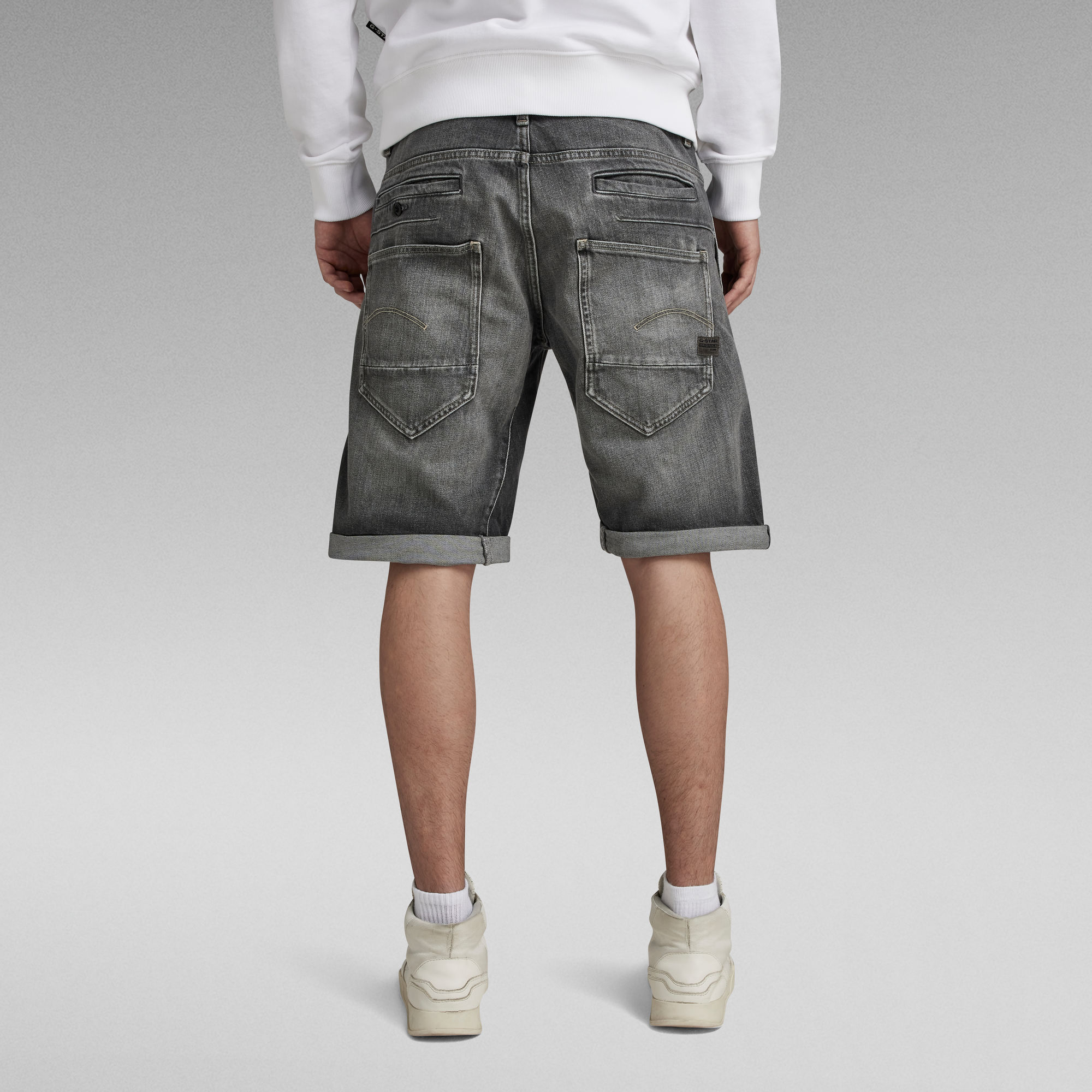 D-Staq 3D Denim Shorts | Grey | G-Star RAW®