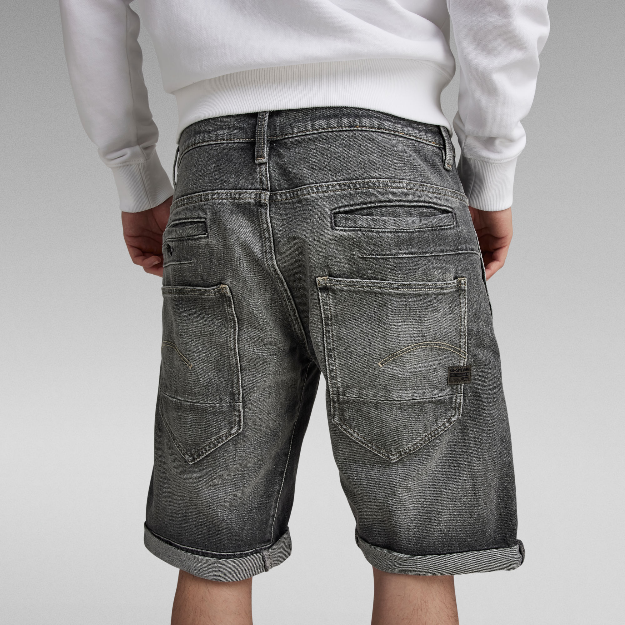 D-Staq 3D Denim Shorts | Grey | G-Star RAW®