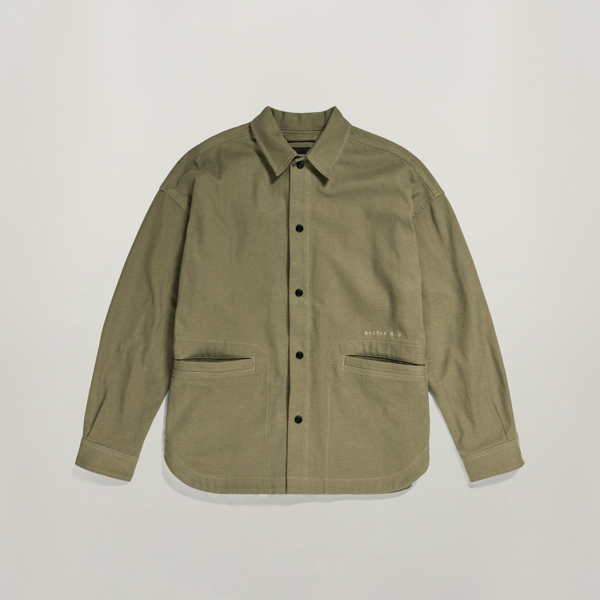 Unisex Soft Oversized Overshirt | Green | G-Star RAW®