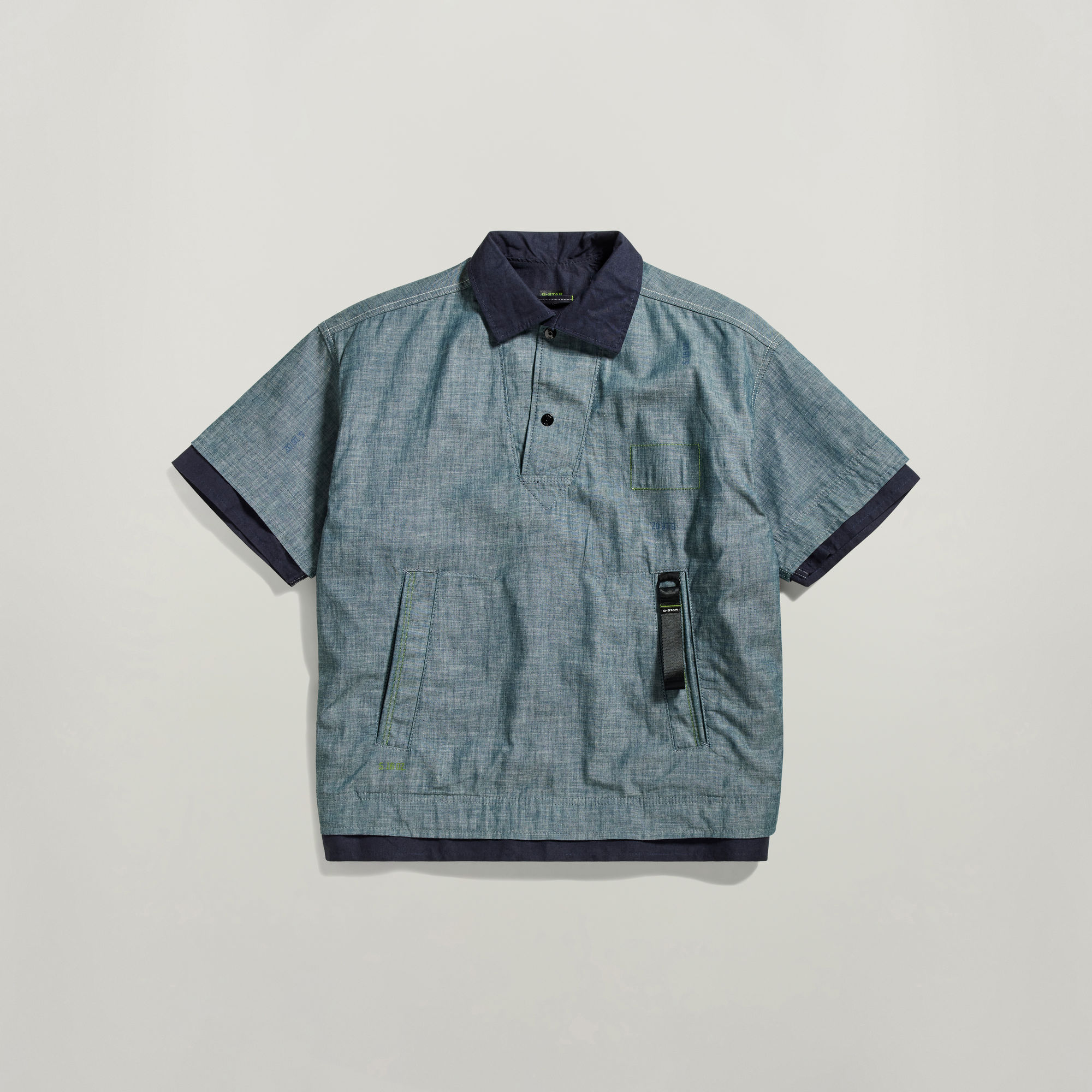 Unisex GSRR Reversible Polo Shirt | Dark blue | G-Star RAW®