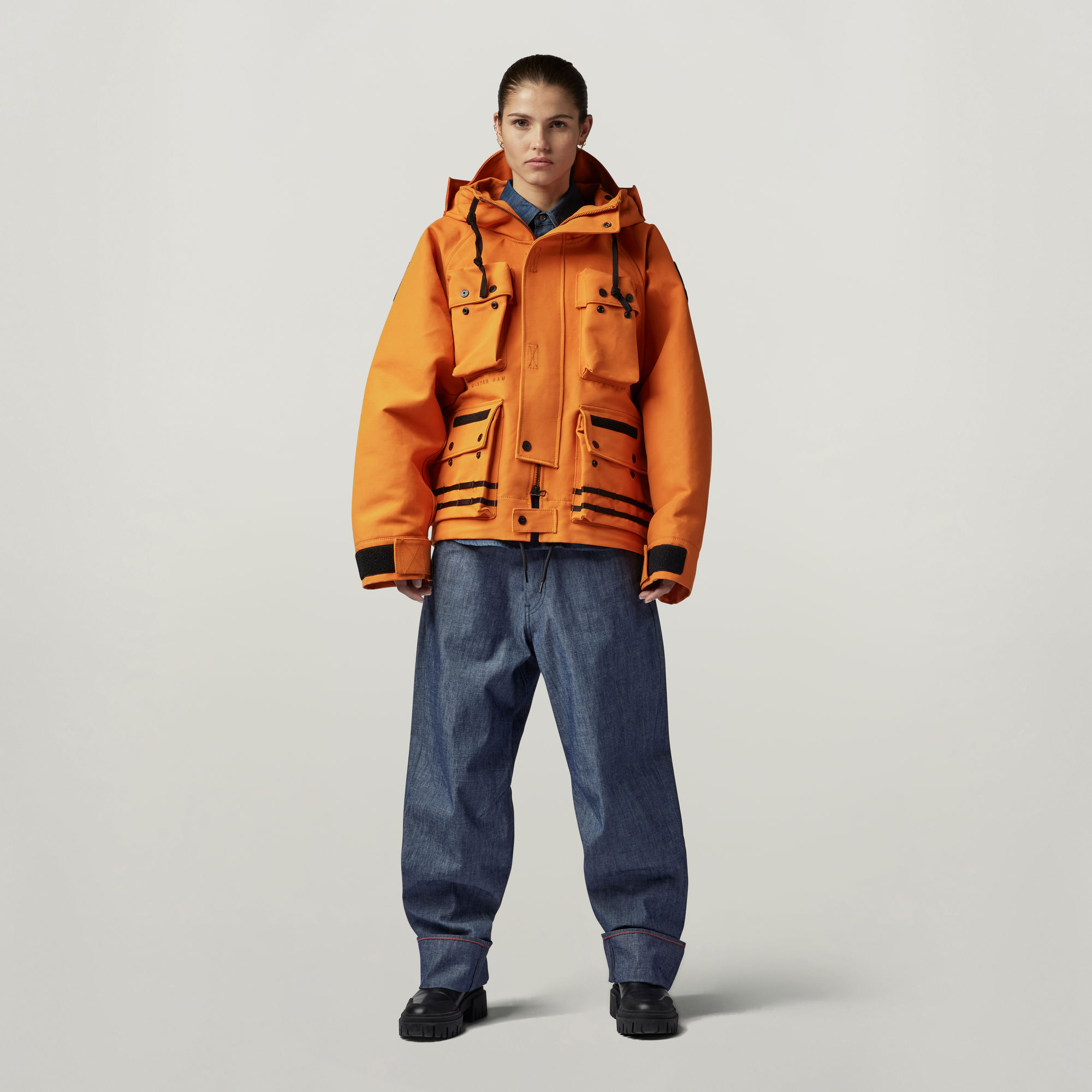 Unisex Premium E Photographer Field Jacket | Orange | G-Star RAW®