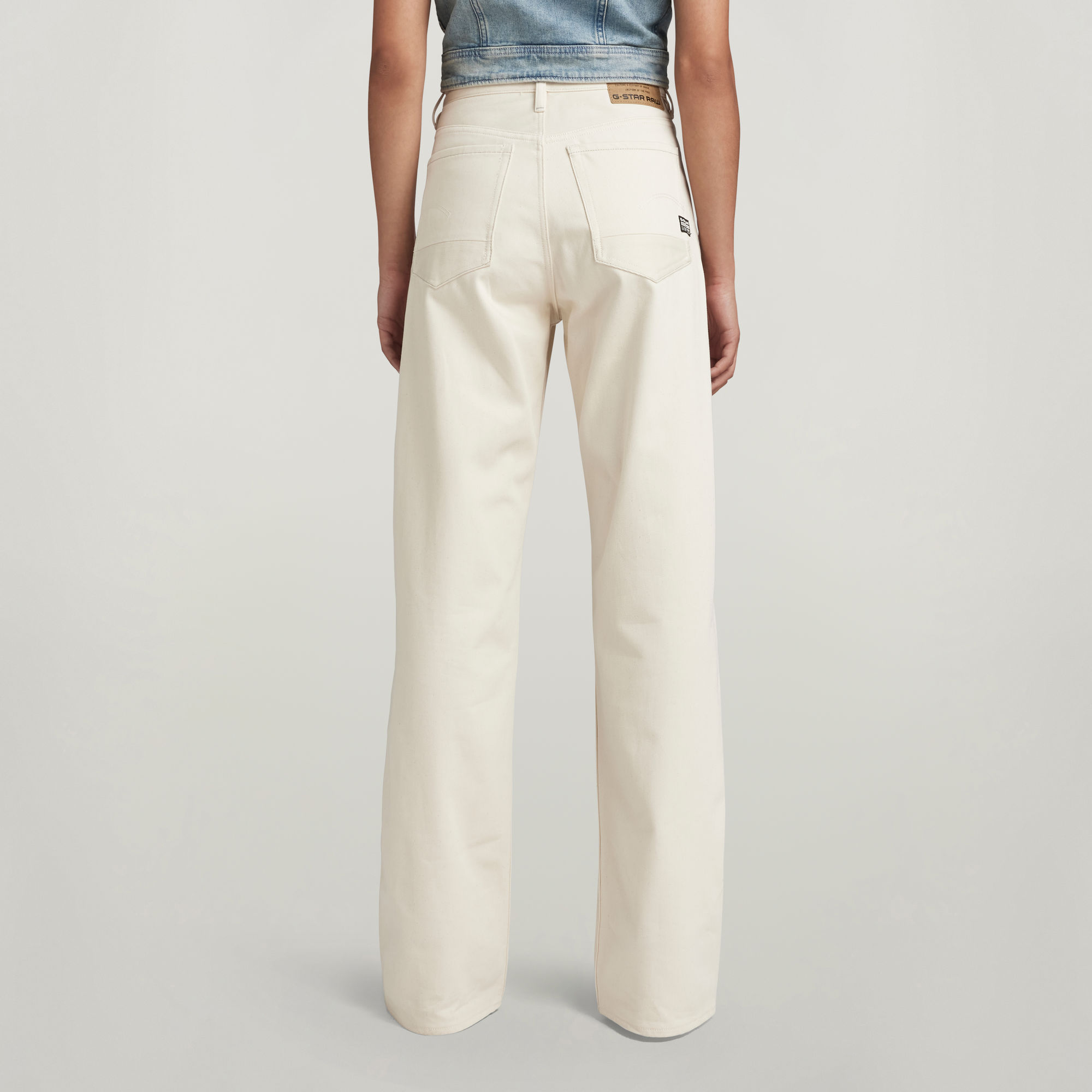 Stray Ultra High Loose Contrast Jeans | White | G-Star RAW®