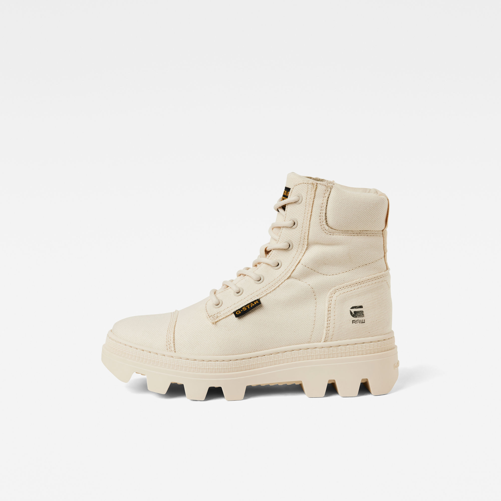 Noxer High Canvas Boots | Beige | G-Star RAW® NL