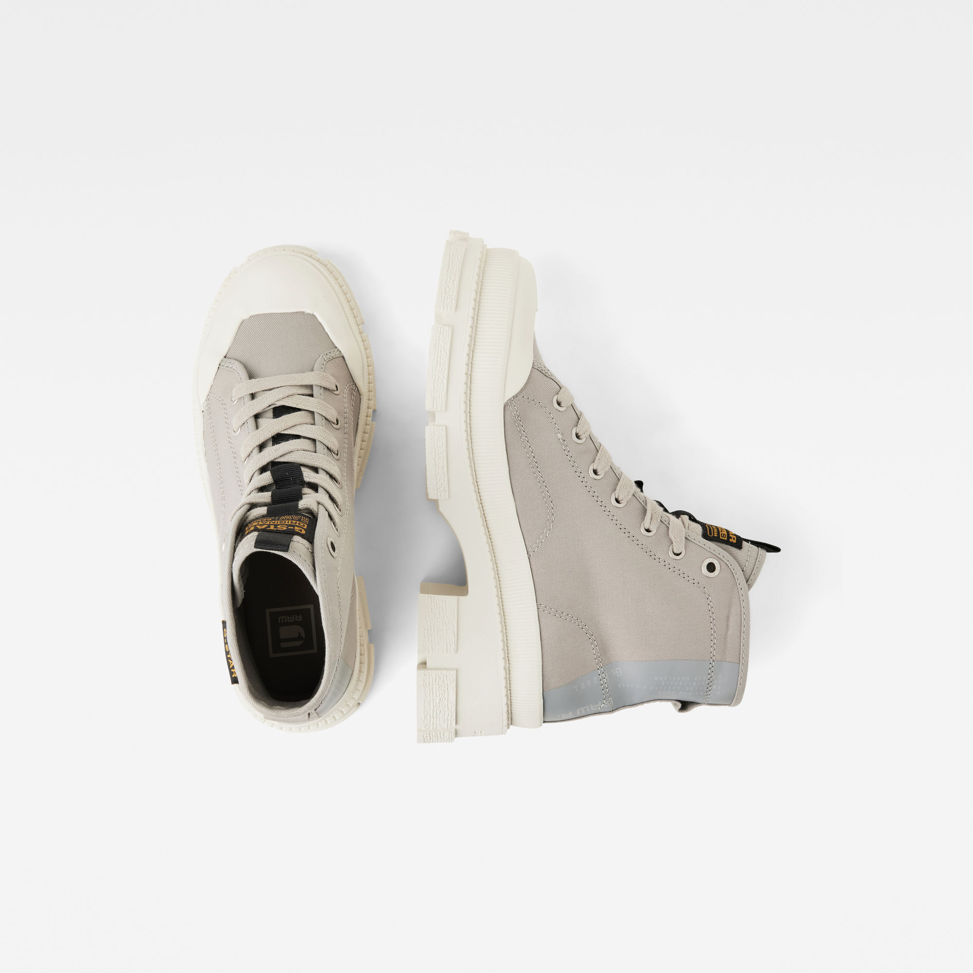 Aefon II Mid Canvas Boots | Women | Grey | G-Star RAW®