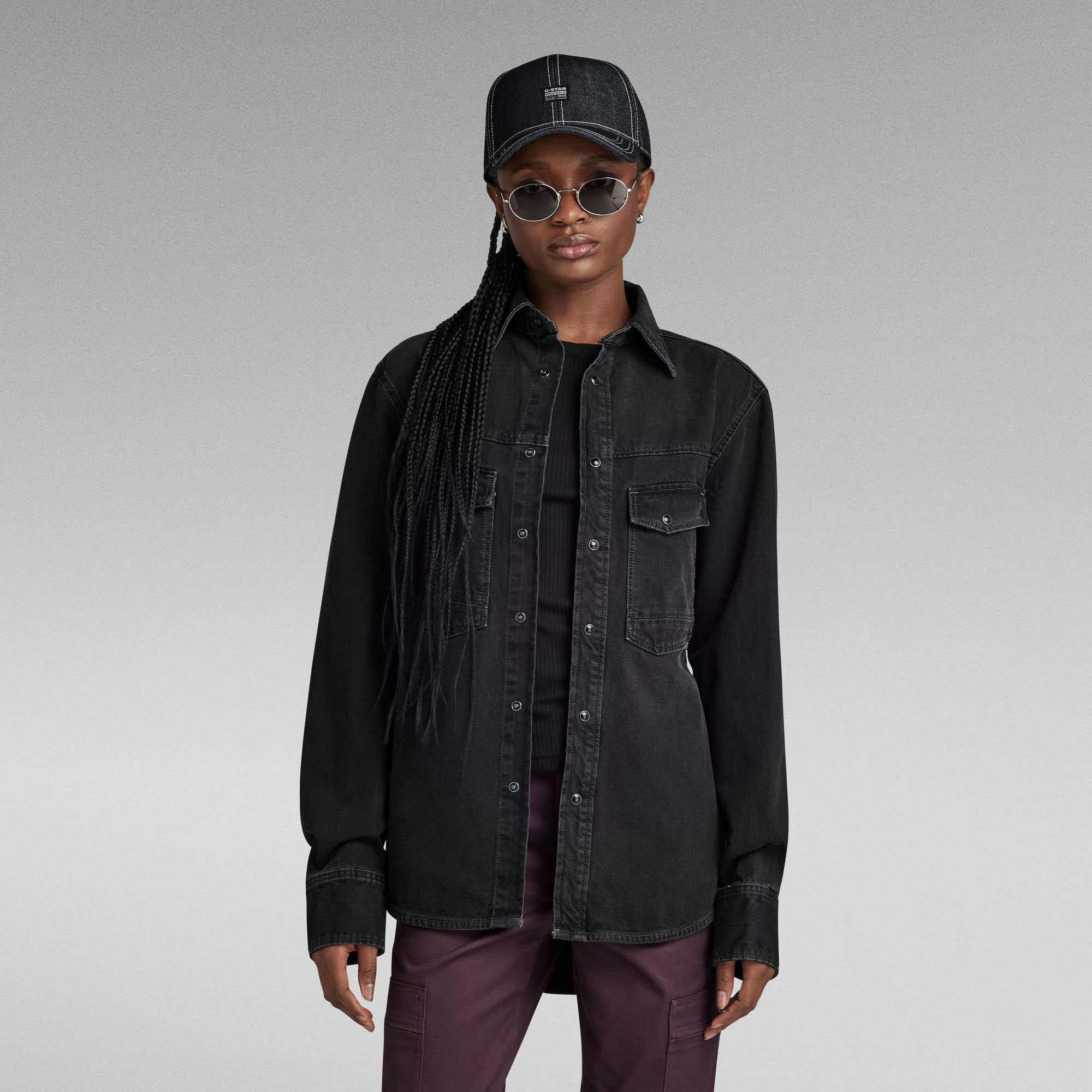 Unisex Dakota Regular Shirt Evergreen | Black | G-Star RAW®