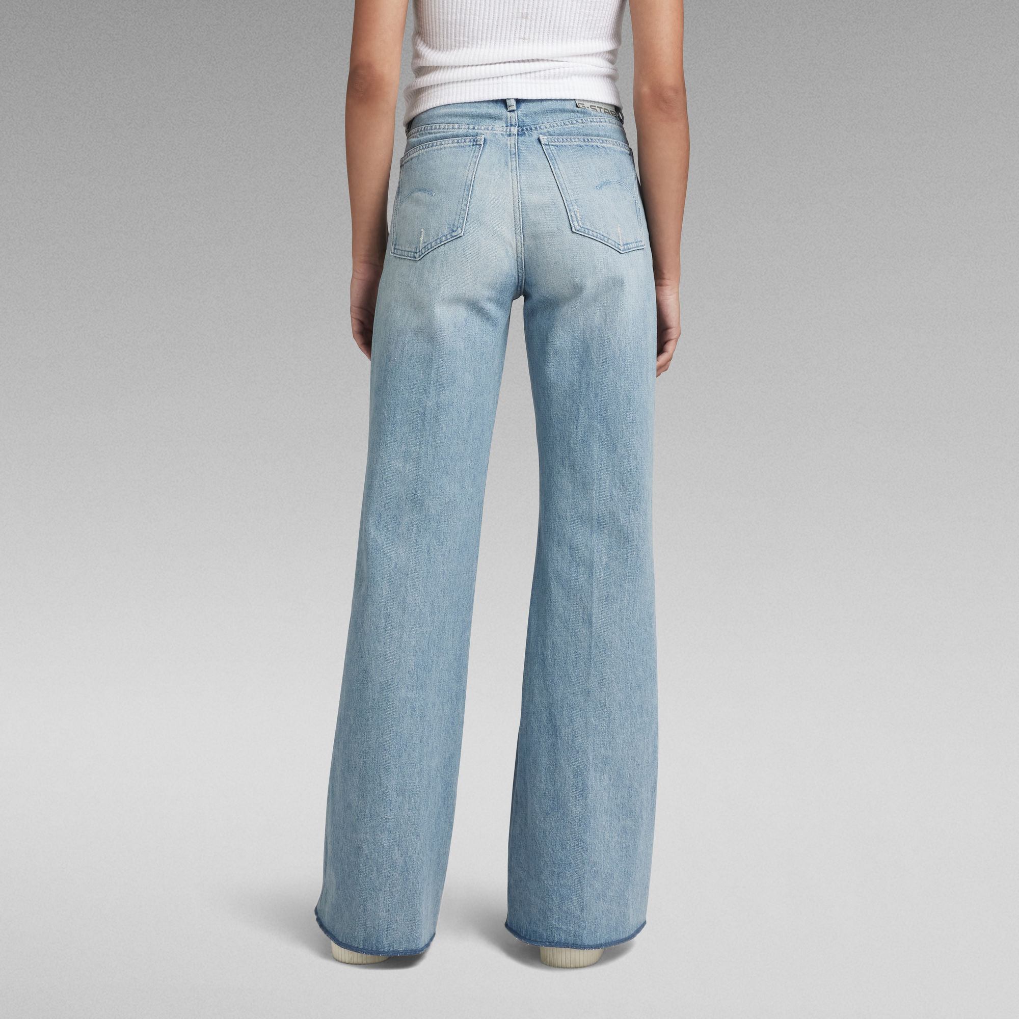 Deck Ultra High Wide Leg Jeans | Women | Light blue | G-Star RAW®