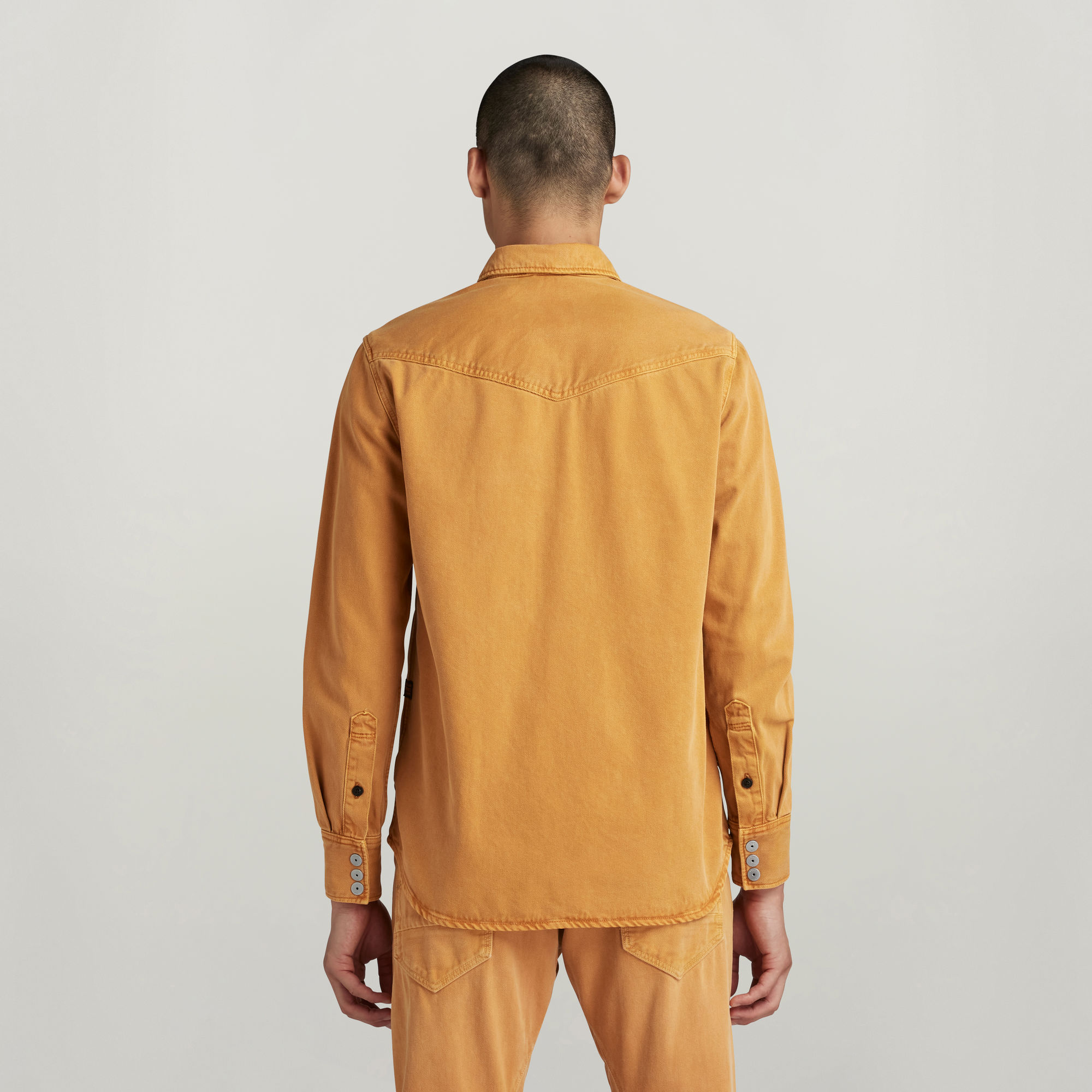 Dakota Regular Unisex Shirt | Yellow | G-Star RAW®