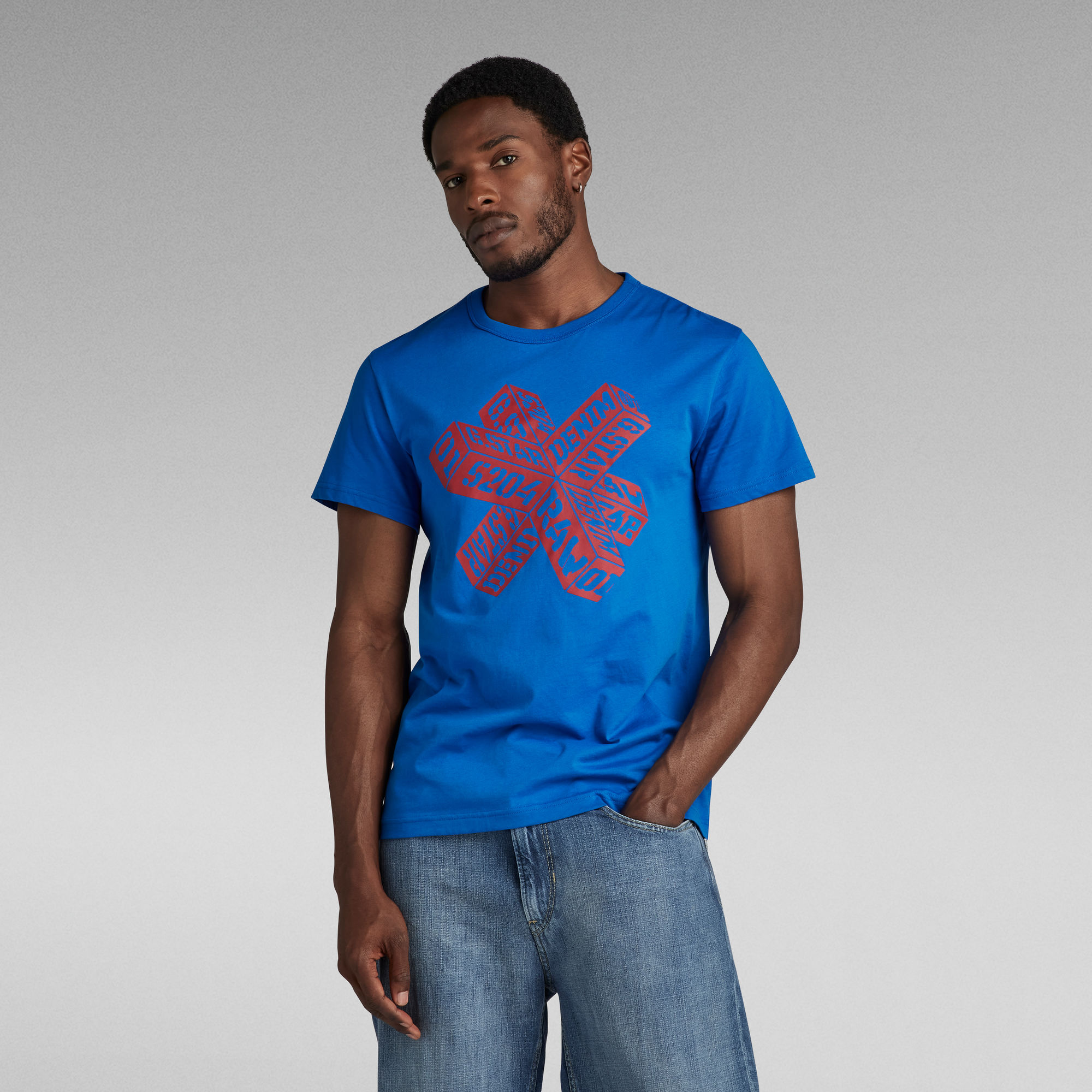 Graphic STM 3 T-Shirt | Dark blue | G-Star RAW®