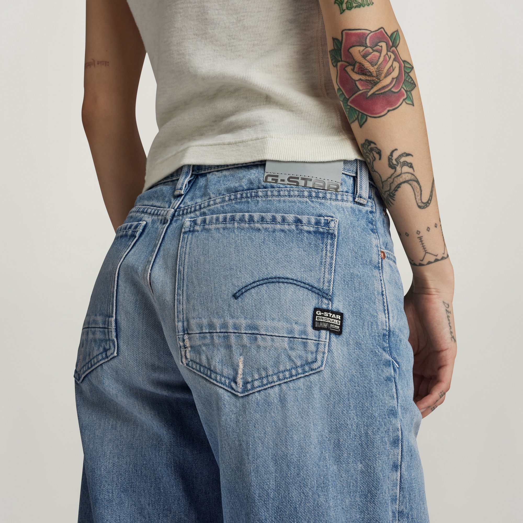 Judee Low Waist Loose Jeans | Light blue | G-Star RAW®