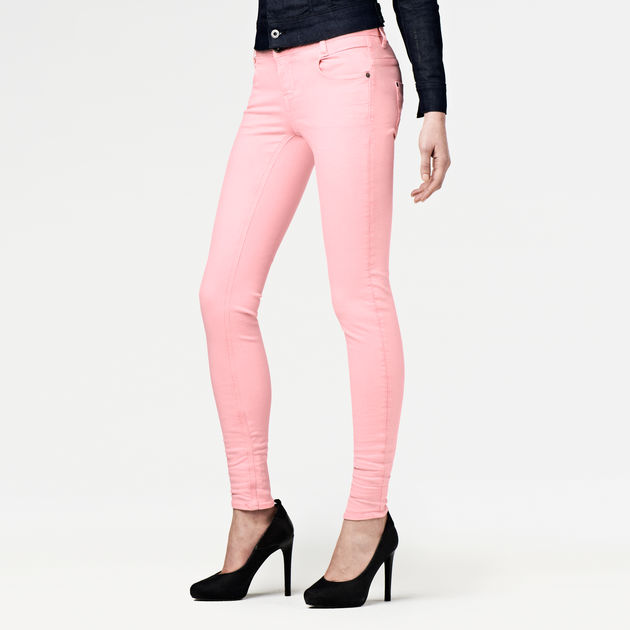New Radar Skinny Colored Jeans Pink G STAR CA