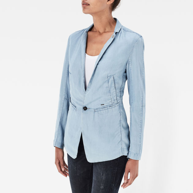 Bronson Deconstructed Boyfriend Blazer | Light blue | G-STAR® US