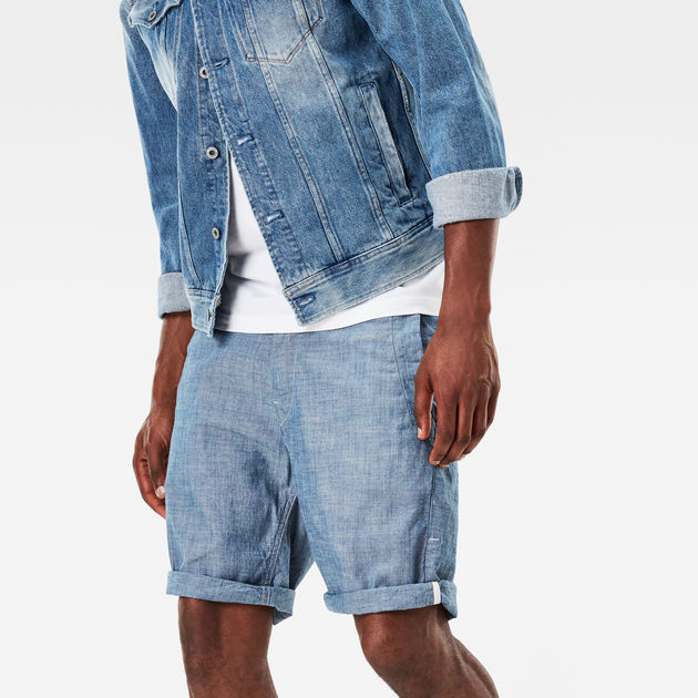 Bronson 1/2 Length Shorts | Light blue | G-STAR® NZ