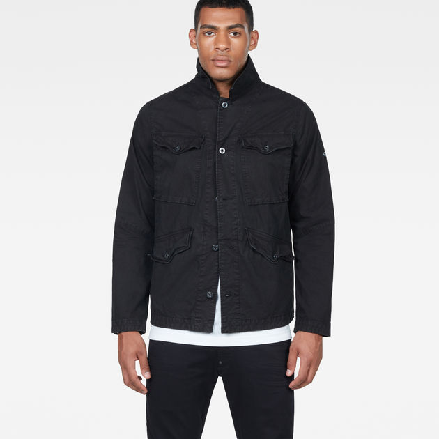 black worker jacket