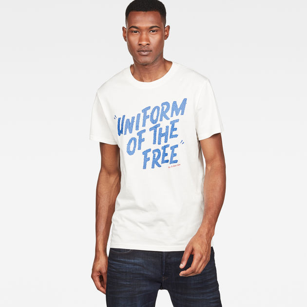 Graphic 9 T-Shirt | Beige | G-Star RAW®