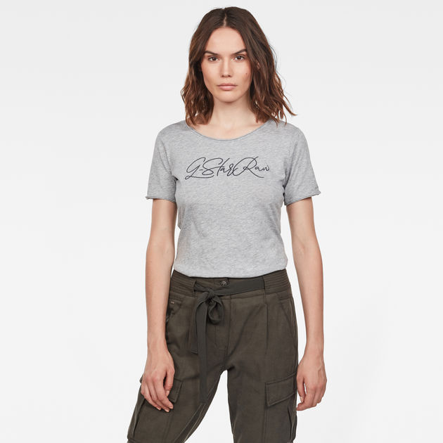 Graphic 22 Optic Slim Top | Grey | G-Star RAW®