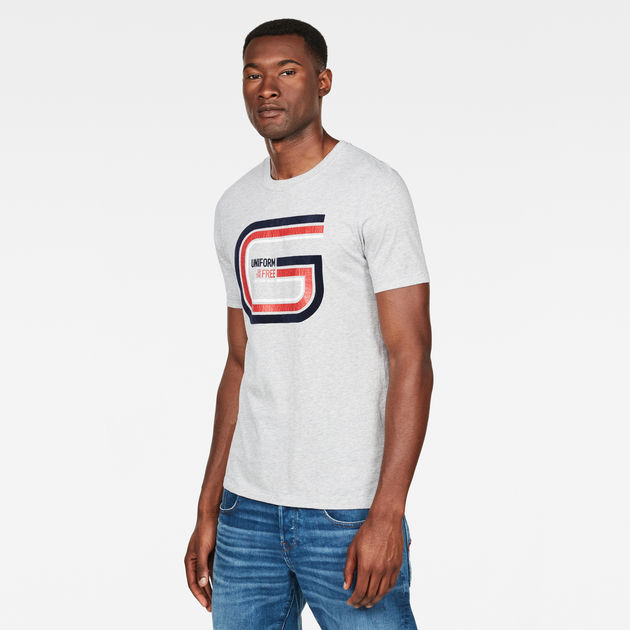 Graphic 6 Slim T-Shirt | Grey | G-Star RAW®