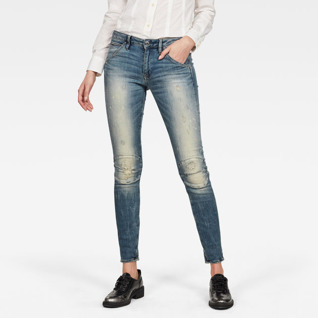 5622 Mid Skinny Jeans Medium blue G STAR CA