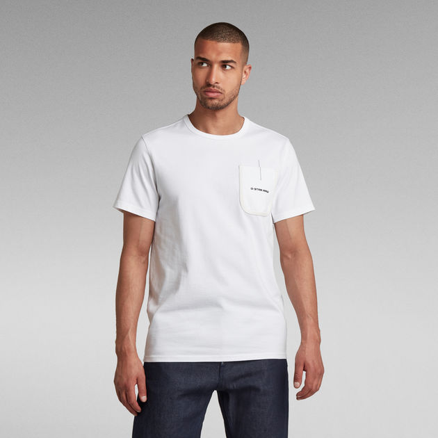 Pocket Logo T-Shirt | White | G-Star RAW®