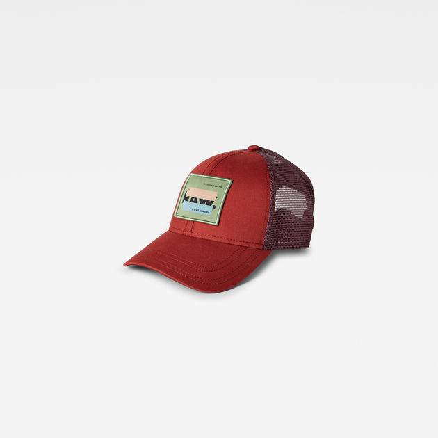 Label Baseball Trucker Cap | Red | G-Star RAW®