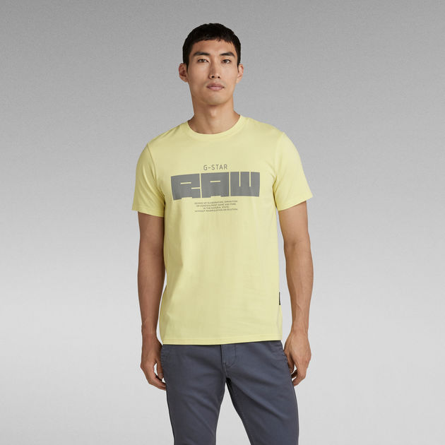 G star raw yellow shirt store