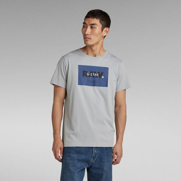 RAW HD T Shirt Grey G STAR CA