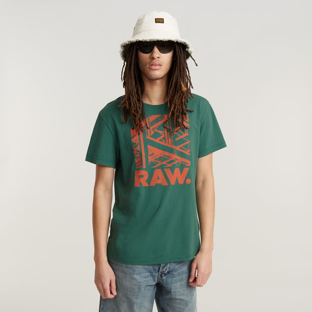 RAW. Construction T-Shirt | Green | G-STAR® US