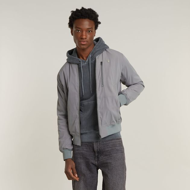 Tech Bomber Jacket | Grey | G-STAR® US