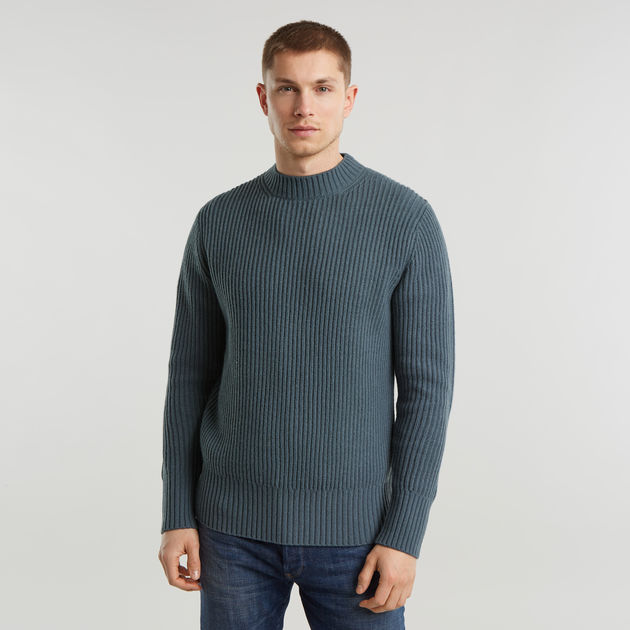 Essential Knitted Sweater | Grey | G-STAR® AU