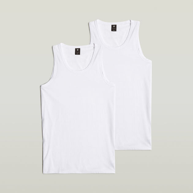 Base Tank Top 2-Pack | White | G-STAR® ZA