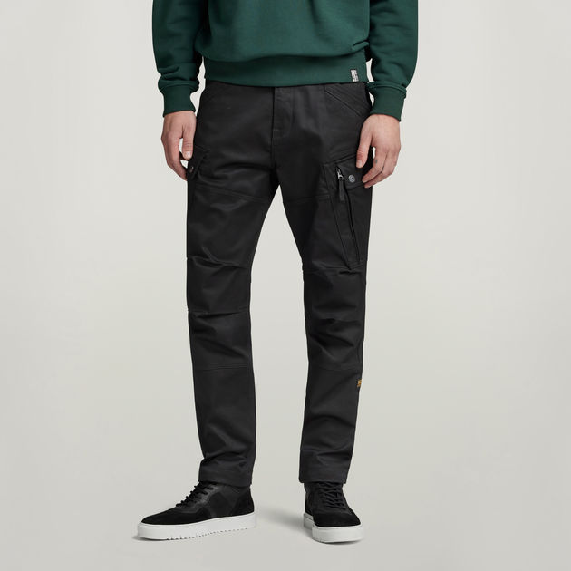 Zip Cargo Broek Regular Tapered | Zwart | G-STAR® NL