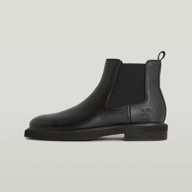 Bronson Chelsea Mid Boots | Zwart | G-STAR® NL