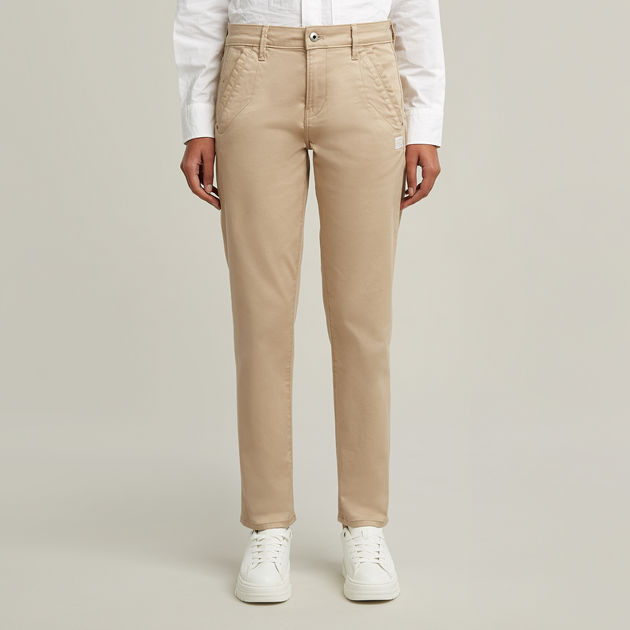 Kate Boyfriend Pants | Beige | G-STAR® AU