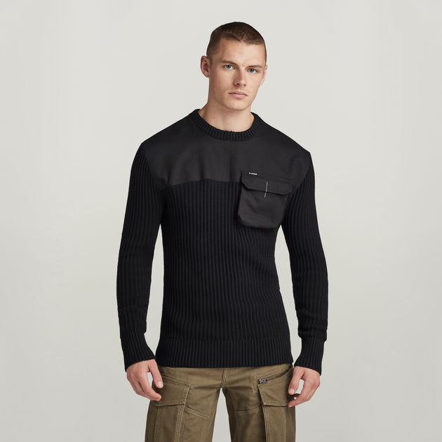 Pull En Maille Army | Noir | G-STAR® FR