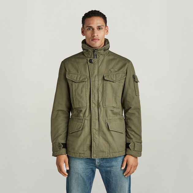 Padded Field Jacket | Green | G-STAR® US