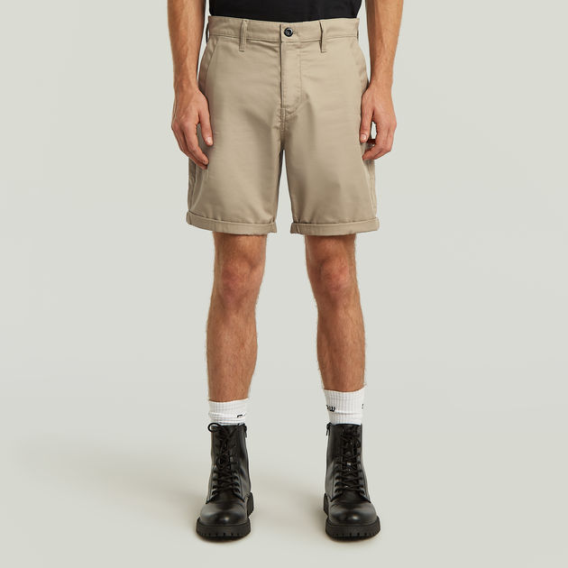 Bronson Straight Shorts | Beige | G-STAR® US